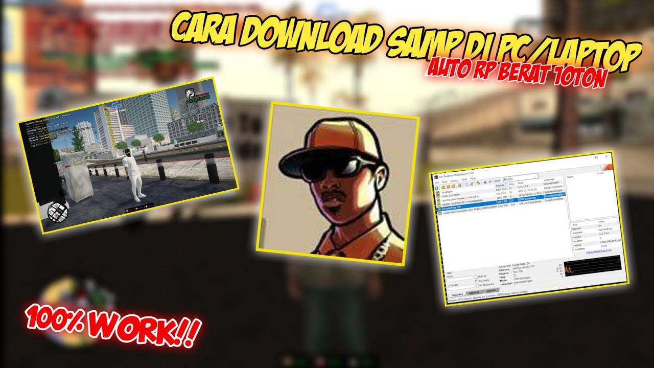 TUTORIAL DOWNLOAD GTA SAMP DI PC/LAPTOP - COCOK UNTUK SPEK KENTANG ...