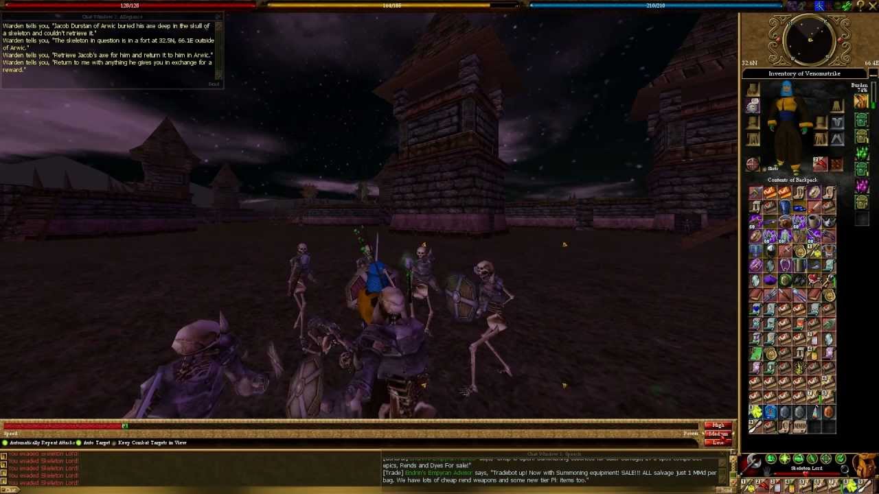 Return to Asheron's Call - Video 27 - Jacob's Axe in the Skeleton Fort ...