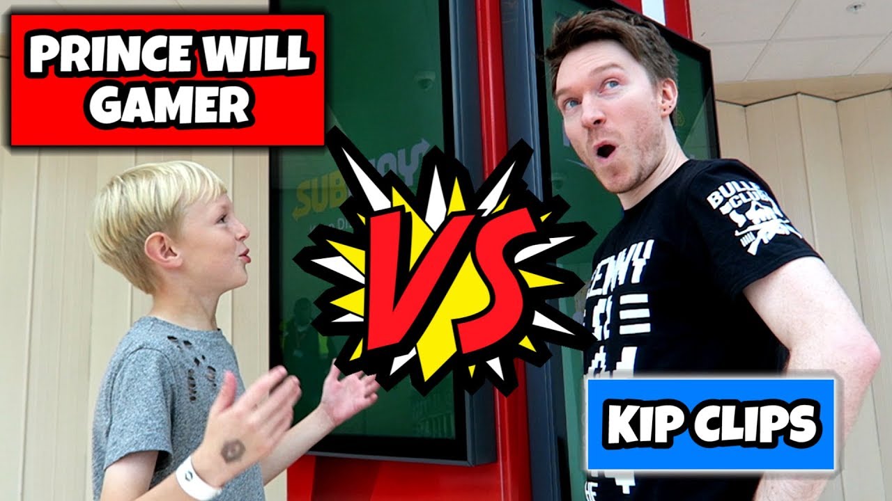 KIP CLIPS vs PRINCE WILL GAMER !! YouTuber Wrestling Match! - YouTube