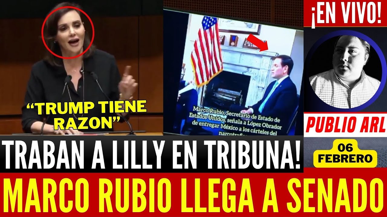 JUEVESAZO SHOCK! TRABAN A LILLY EN SENADO. CUELAN A MARCO RUBIO. LE ...