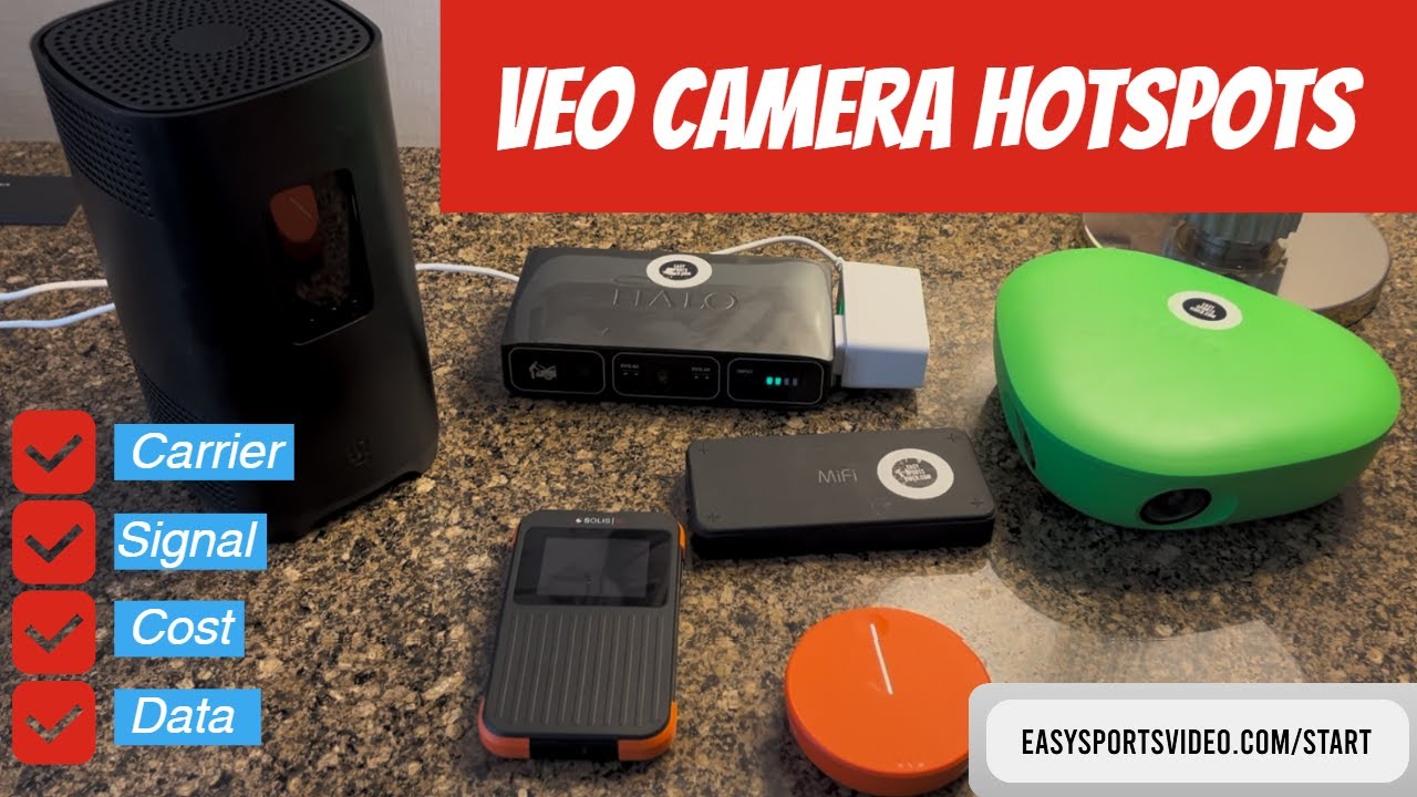 Veo Camera Livestream & Upload Hotspot Options - YouTube