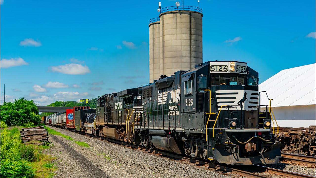 NS 5126 East - Rolling Prairie, Indiana - 06/27/2025 - YouTube