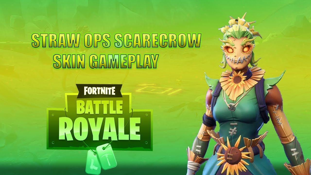 NEW Scarecrow Skin! Straw Ops - Fortnite Battle Royale Gameplay - YouTube