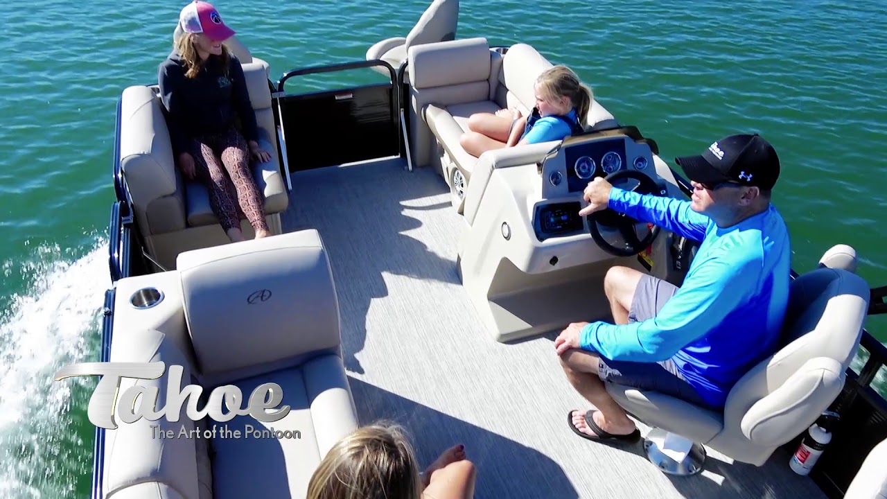 2018 TAHOE SPORT | Luxury Compact Pontoons | Tahoe Pontoon Boats - YouTube