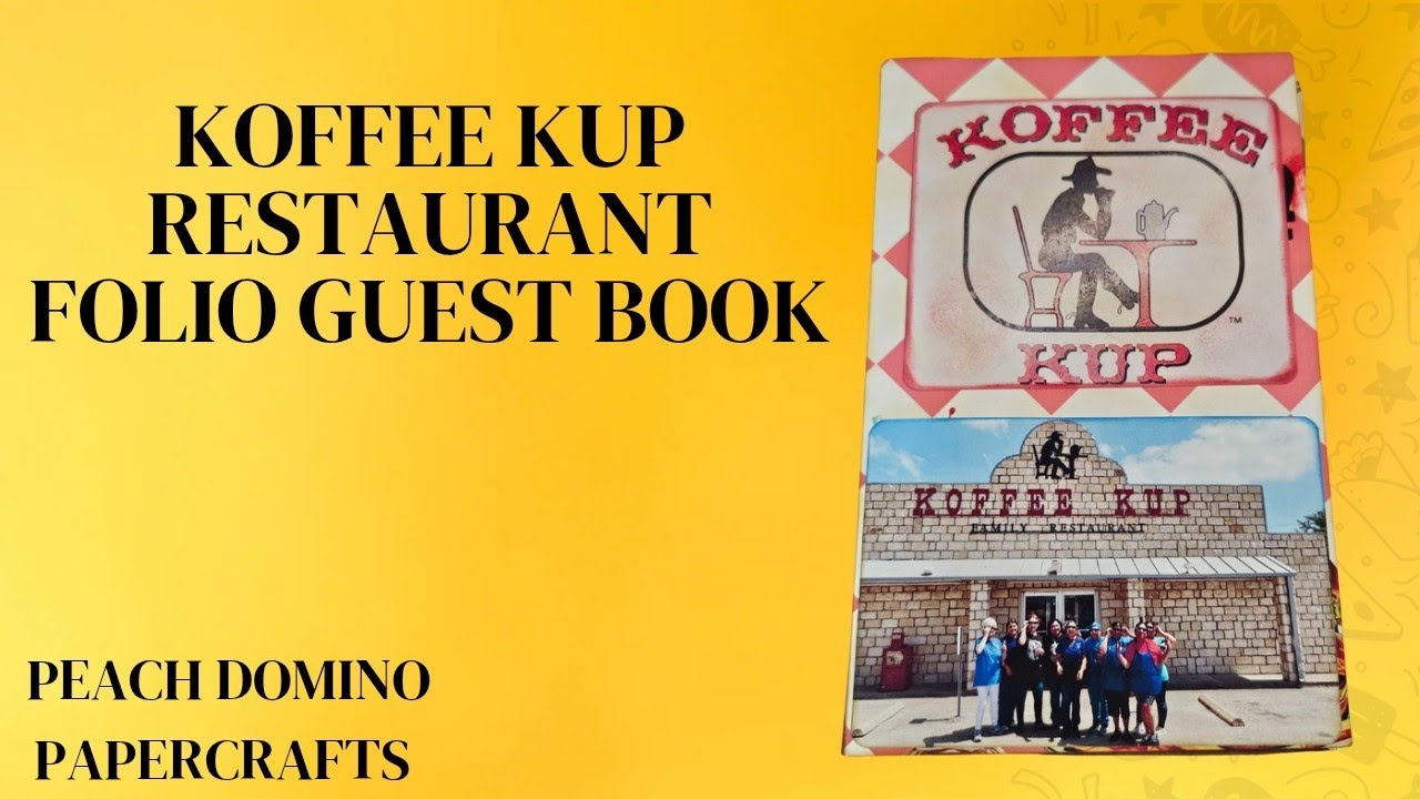 Koffee Kup Family Restaurant Folio Guest Book (Flipthrough) - YouTube