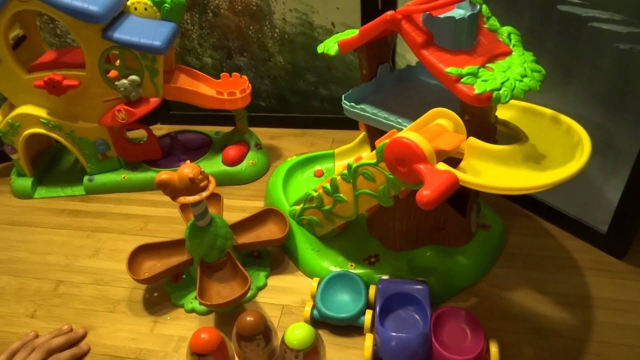 Weeble Fun at the Treehouse and Slidehouse! - YouTube