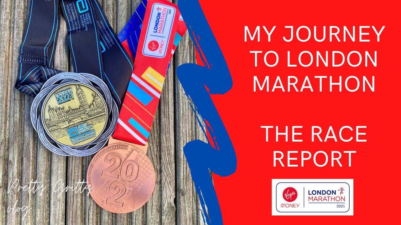 London Marathon 2021 race weekend. A runners eye view, shot by GoPro of ...