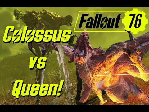Fallout 76: WENDIGO COLOSSUS VS QUEEN SCORCHBEAST !! - YouTube