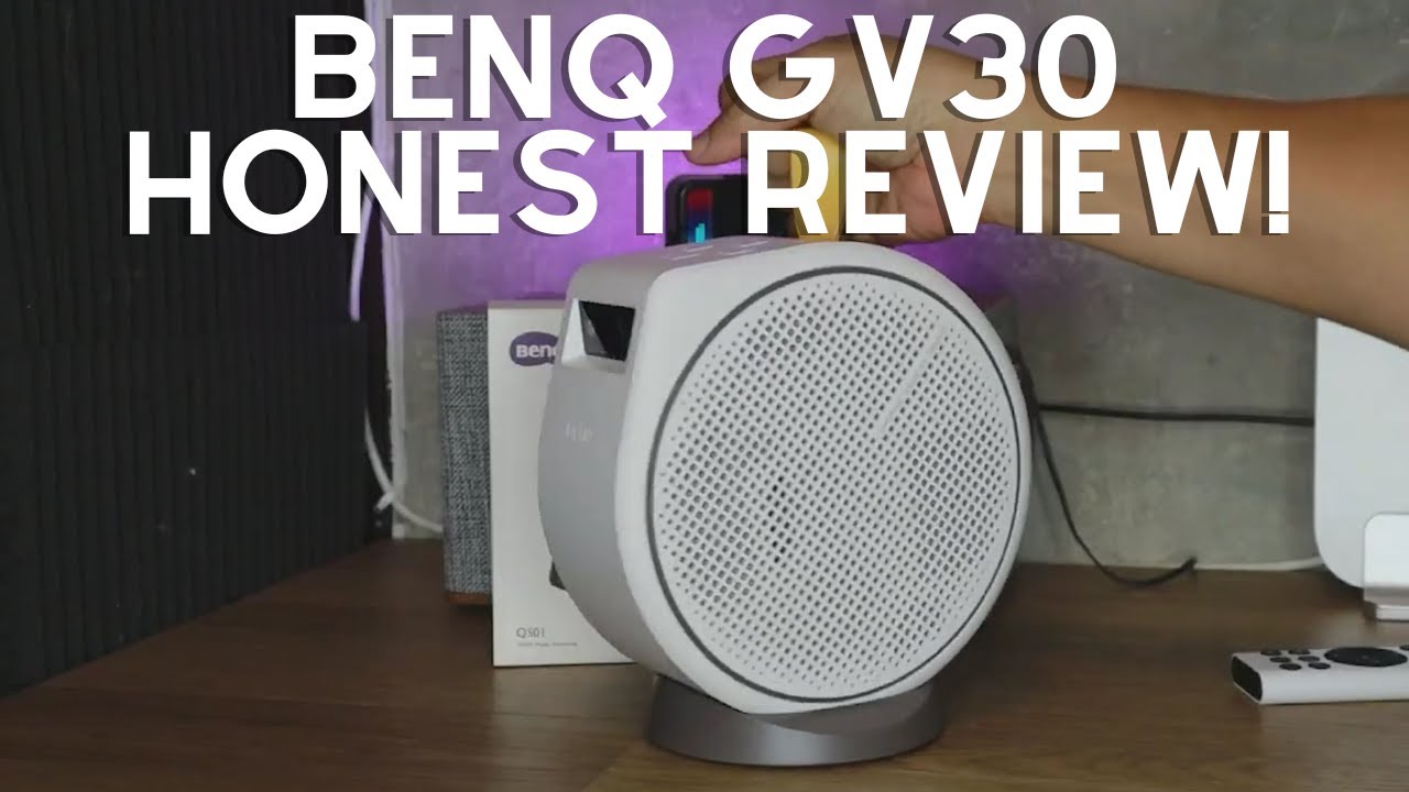 THE BEST PORTABLE PROJECTOR UNDER $1000! BenQ GV30 Detailed Review ...