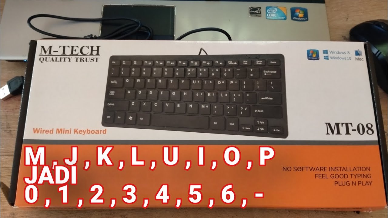 Cara membetulkan Keyboard M-TECH QUALITY TRUST MT-08 - YouTube