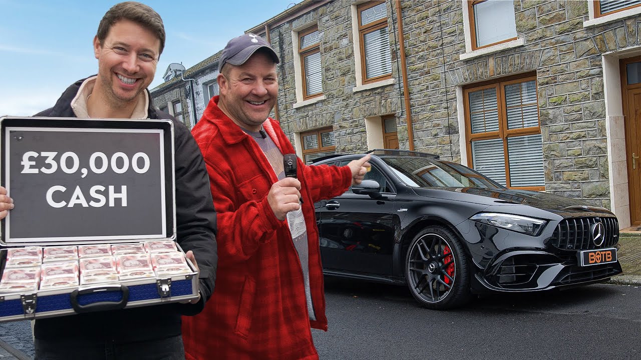 Welsh Builder & Carer Wins Dream Car Plus CASH! - YouTube