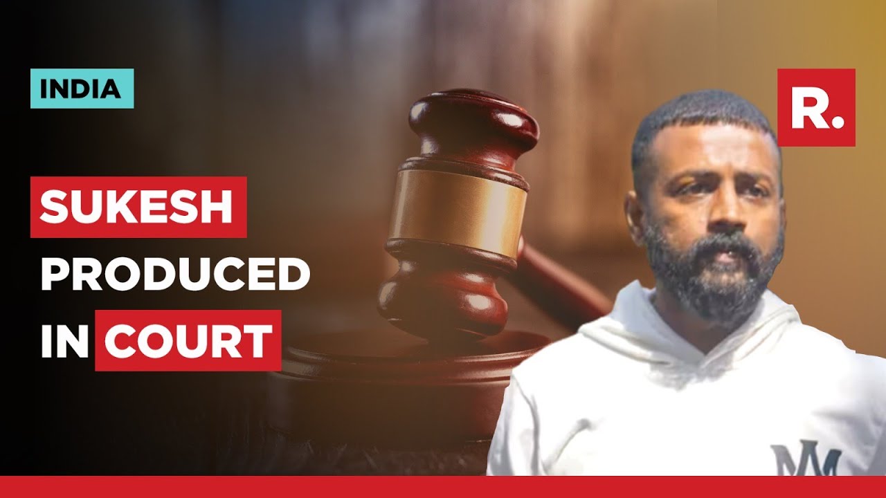 Conman Sukesh Chandrashekhar Brought To Delhi's Patiala Court - YouTube