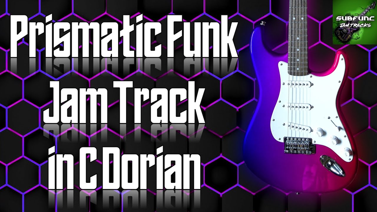Prismatic Funk Jam Track in C Dorian 🎸 Guitar Backing Track - YouTube