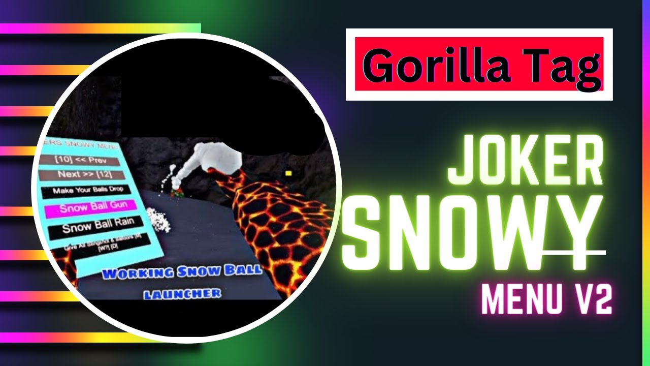 The Joker Snowy Menu V2 (Showcasing) | Gorilla Tag - YouTube