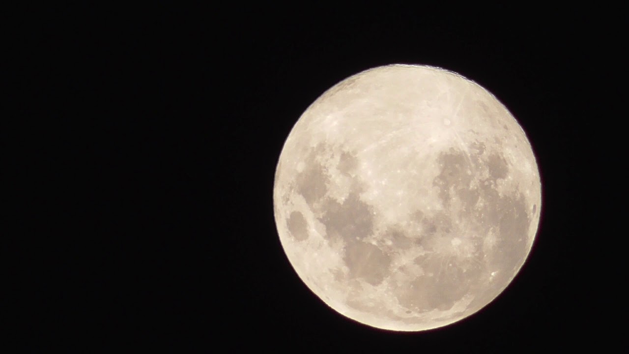 Full Moon April 1 2018 - YouTube