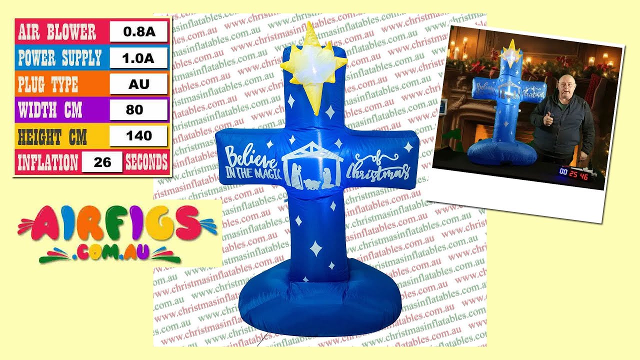 Morning Star Magic of Christmas Cross Inflatable - Airfigs Preview ...
