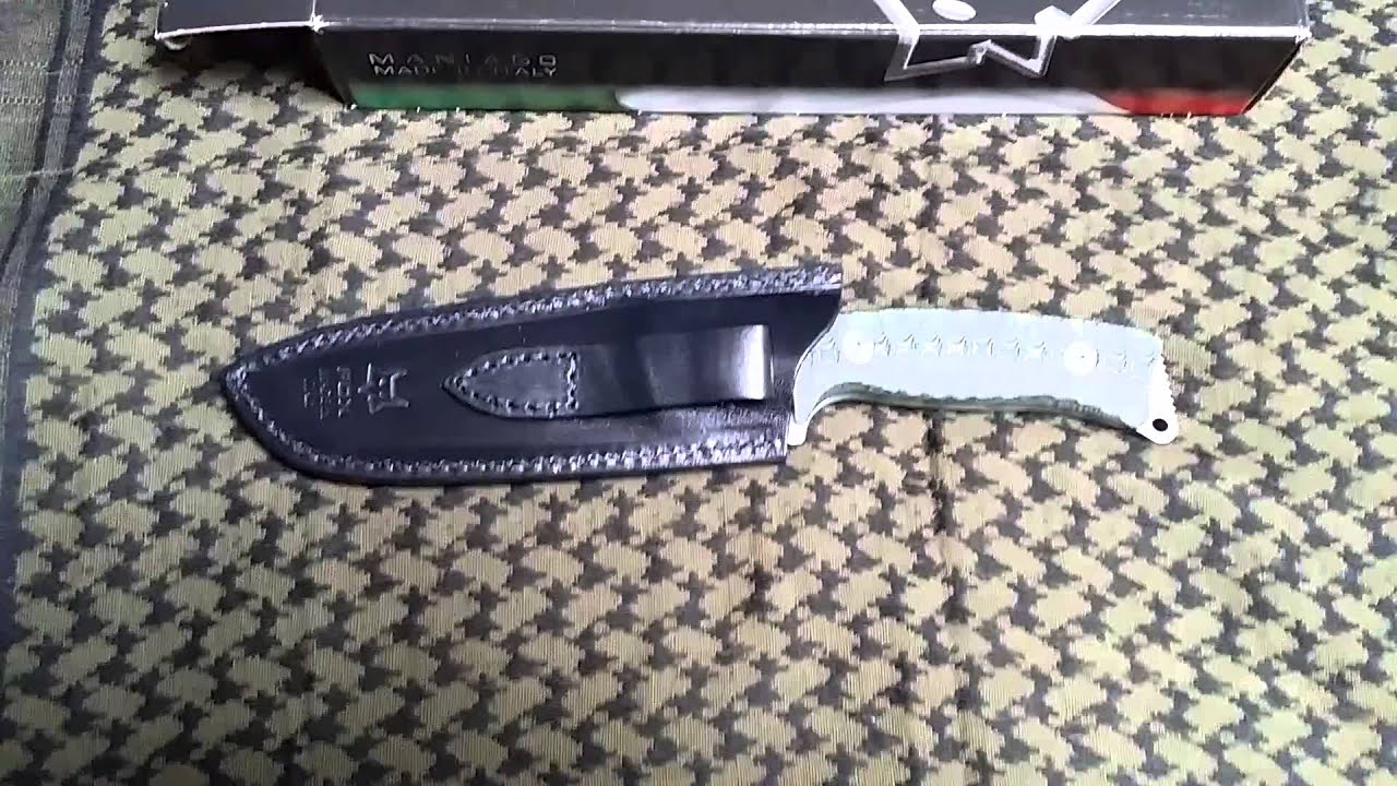 Fox Pro Hunter FX-131 SATINED CNC MICARTA GREEN HANDLE - YouTube