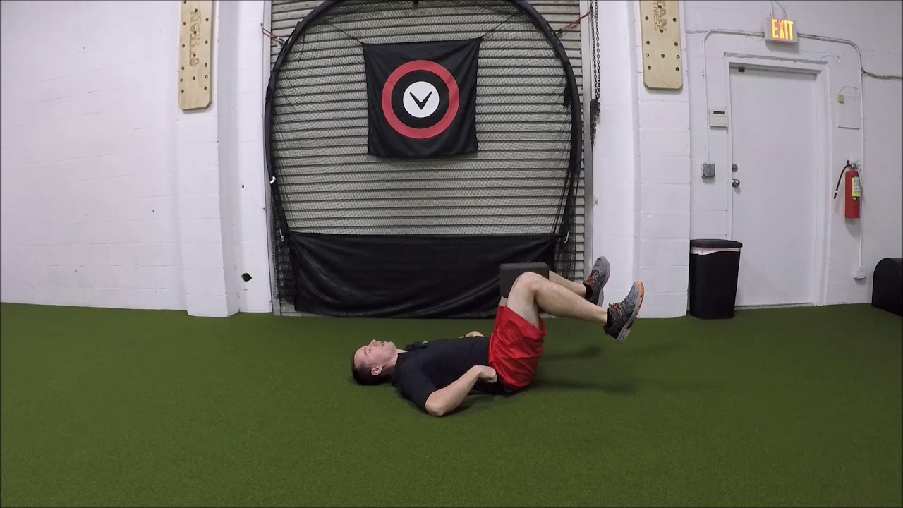 Supine Hip Adduction with Internal Rotation - YouTube
