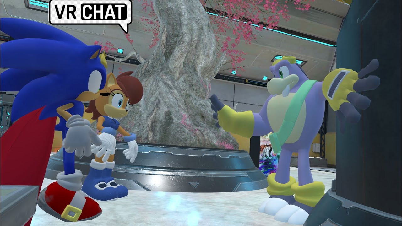 Archie Sonic And Archie Sally Recruit Archie Rotor In VrChat - YouTube