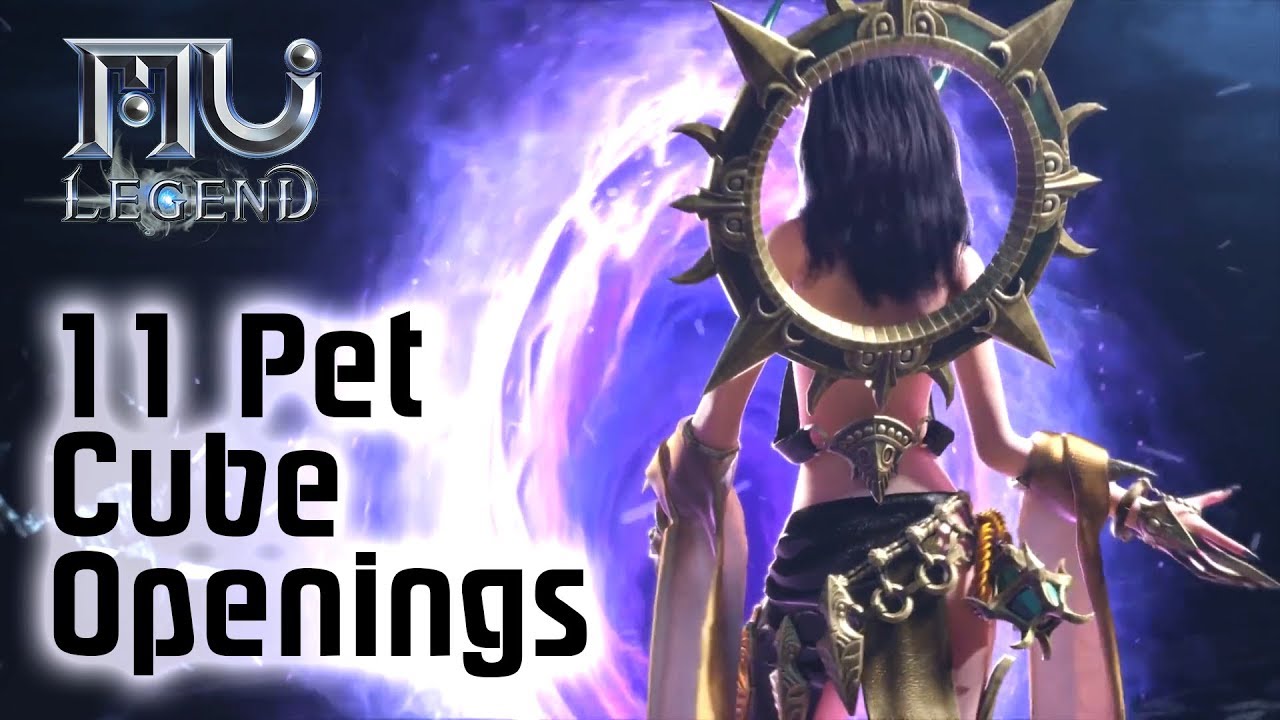 Mu Legend 11 Pet Cube Openings - YouTube