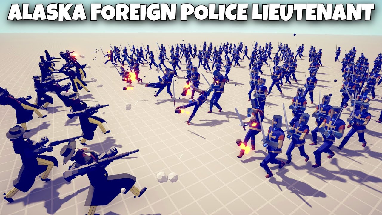 ALASKA FOREIGN POLICE LIEUTENANT FORCE vs EVERY UNIT - Totally Accurate ...