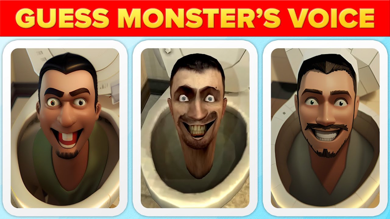 Guess REAL Skibidi Toilet | Guess MONSTER'S VOICE | Skibidi Toilet Meme ...