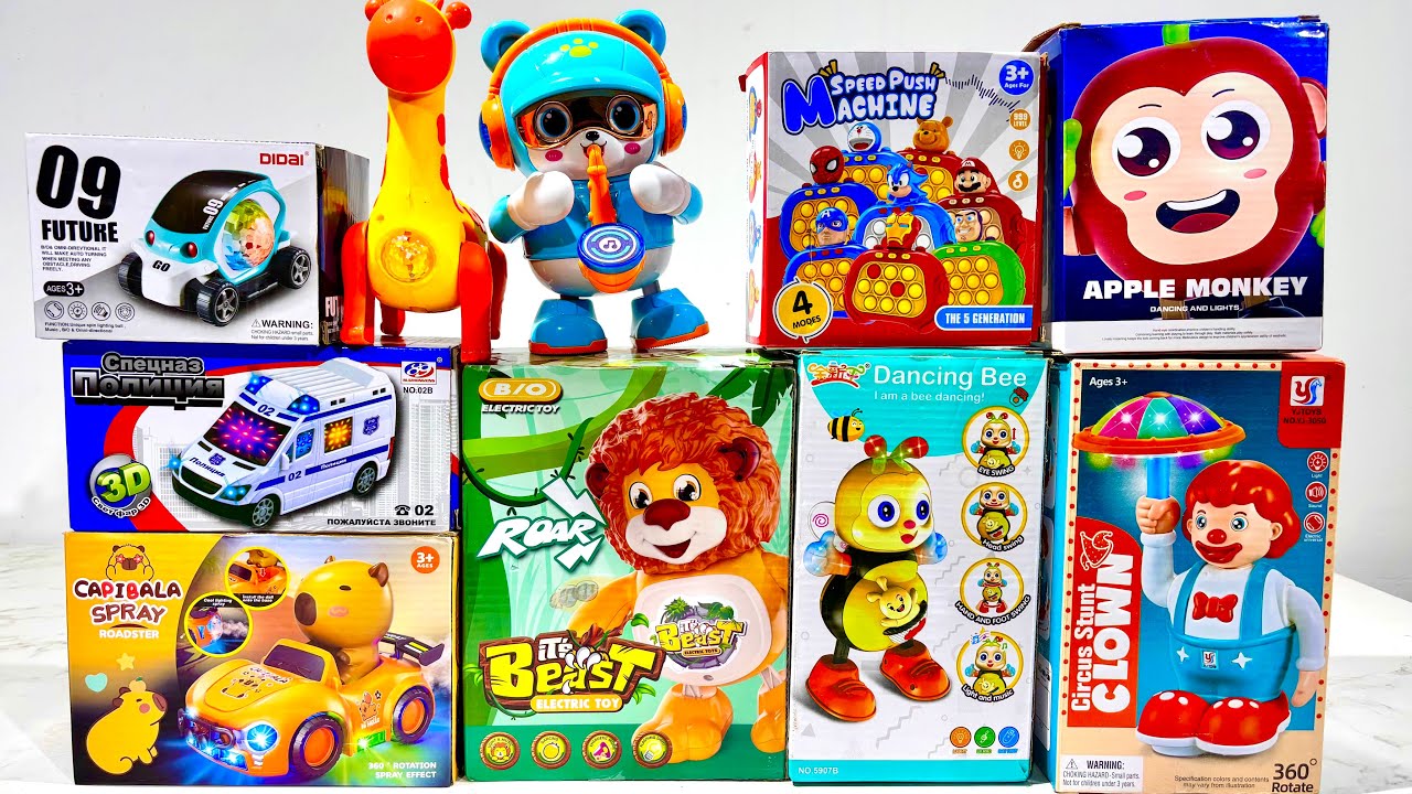 Toy asmr ,9:25 Minutes Satisfying with Unboxing ,Toys Set,Collection ...