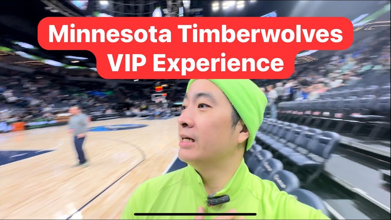 Minnesota Timberwolves courtside experience - YouTube