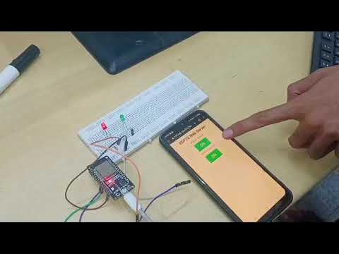 LED Toggle Using ESP32 - YouTube