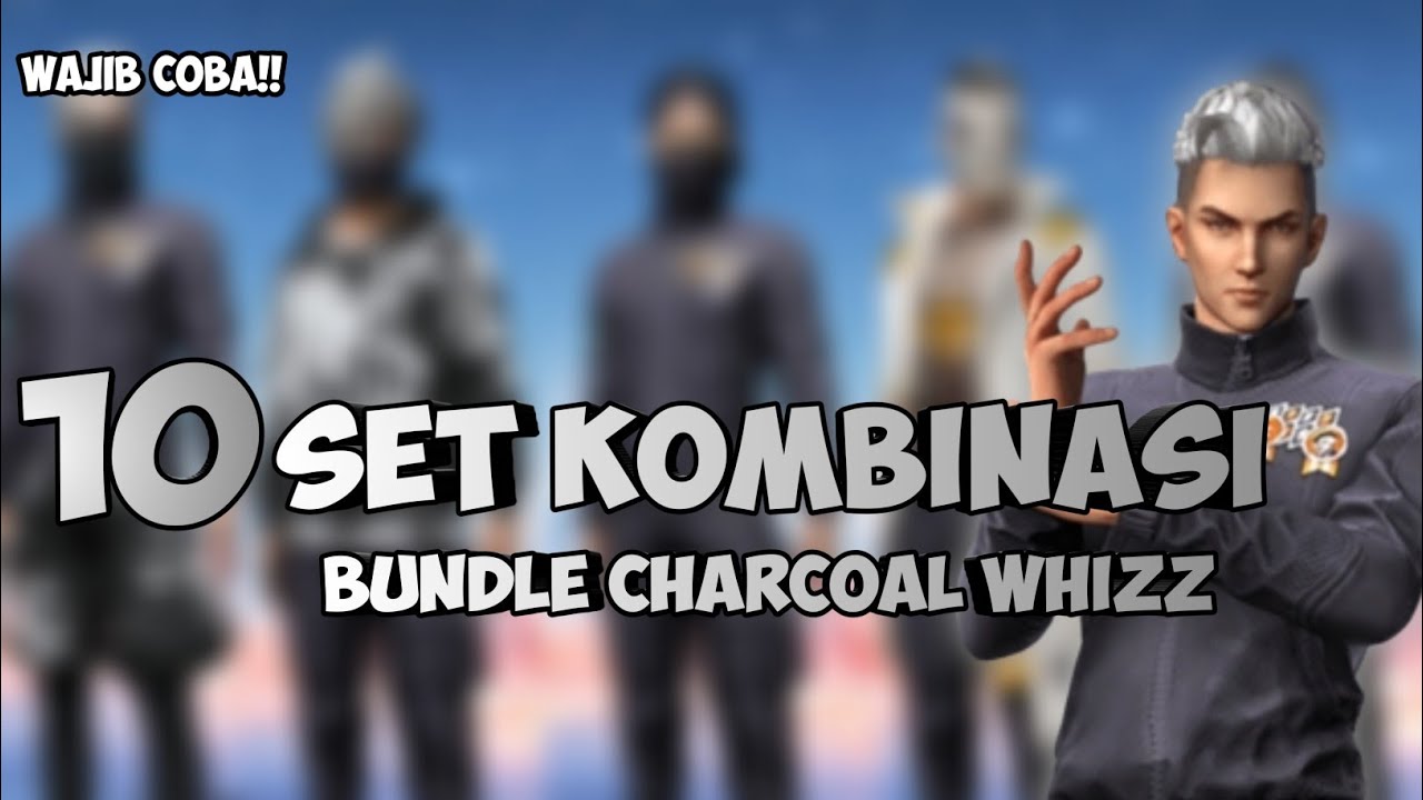 KOMBINASI SET BUNDLE CHARCOAL WHIZZ | FREE FIRE BATTLEGROUND - YouTube