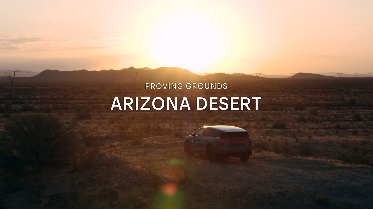 Proving Grounds: Arizona Desert | The Road to Lucid Gravity - YouTube