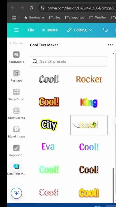 How to Create Cool Text Effects in Canva - YouTube
