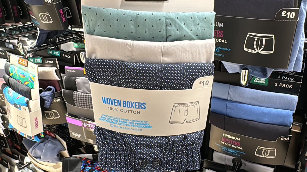 Primark Men's Boxers and Briefs New Collection - August 2024 - YouTube