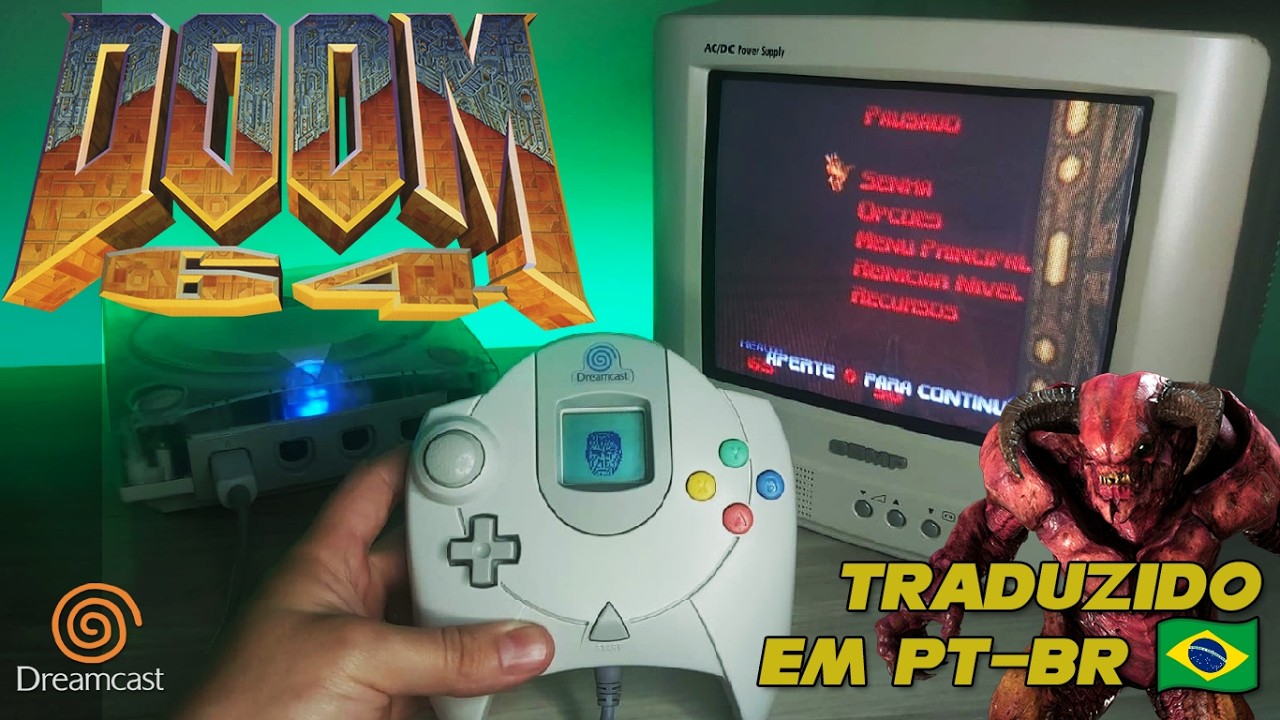 DOOM 64 (Traduzido em Português) - Dreamcast Gameplay #ptbr - YouTube