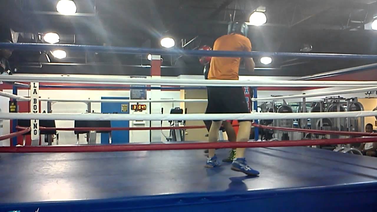 LA Boxing Columbia: SPARRING KNOCKOUT!!! - YouTube