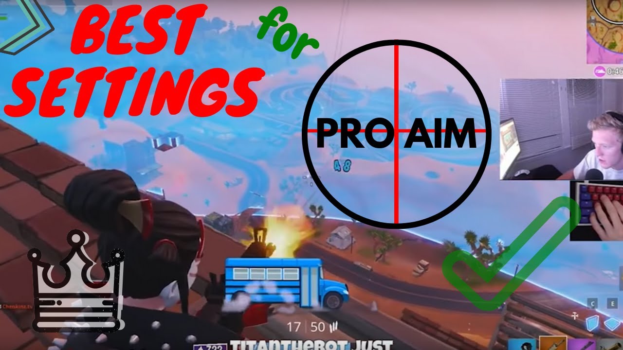 BEST SETTINGS for PRO AIM in Fortnite - YouTube