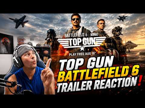 Is This The Best Battlefield Trailer Ever? (Top Gun Reaction)