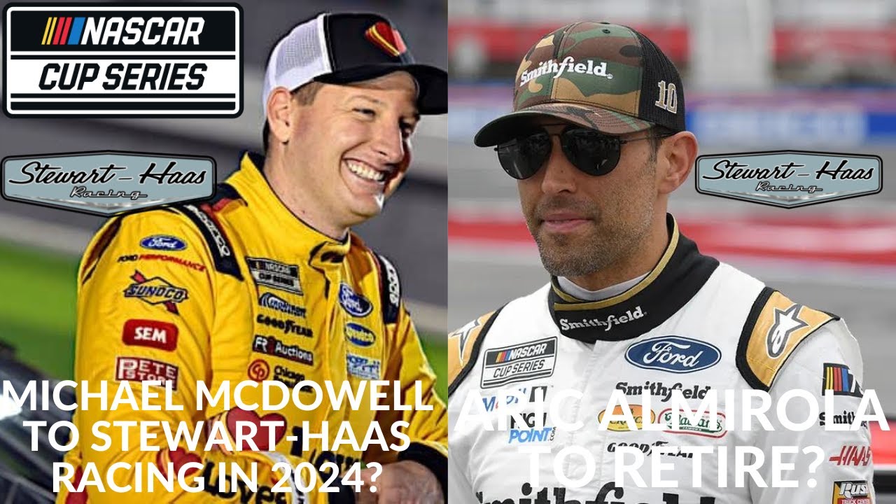 Michael McDowell To Stewart-Haas Racing In 2024? | Aric Almirola To ...