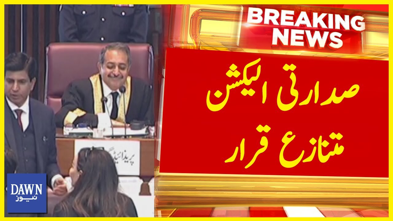 Presidential Election Termed Controversial | Breaking News | Dawn News ...