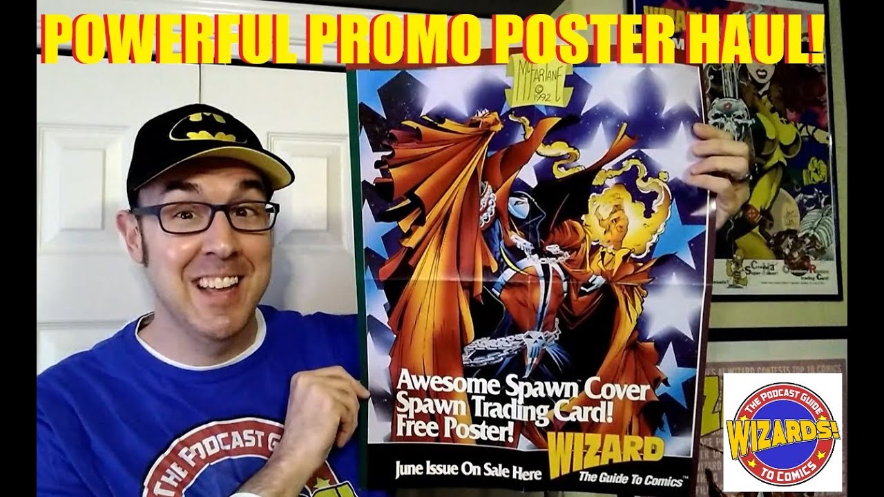 Wizard Magazine POWERFUL Promo Poster Haul - YouTube