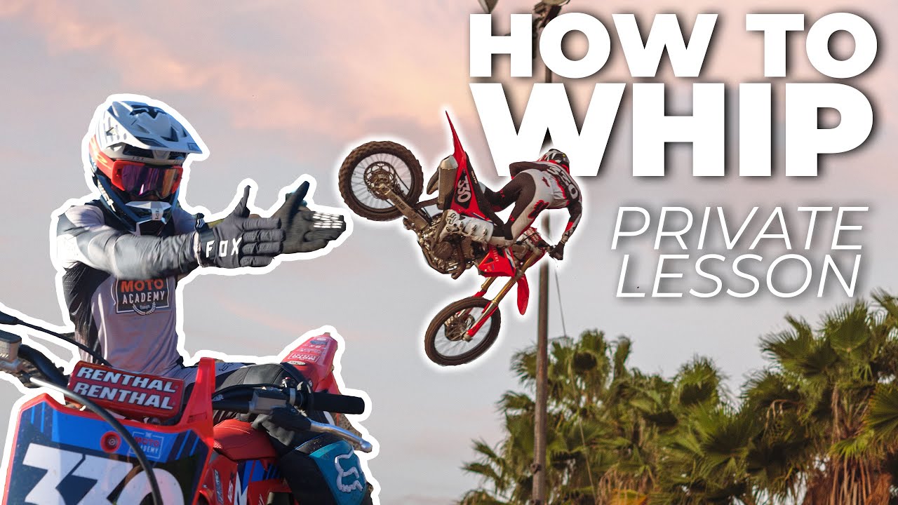 Teaching Motocross Pro How To Whip Better! // Private Lesson - YouTube