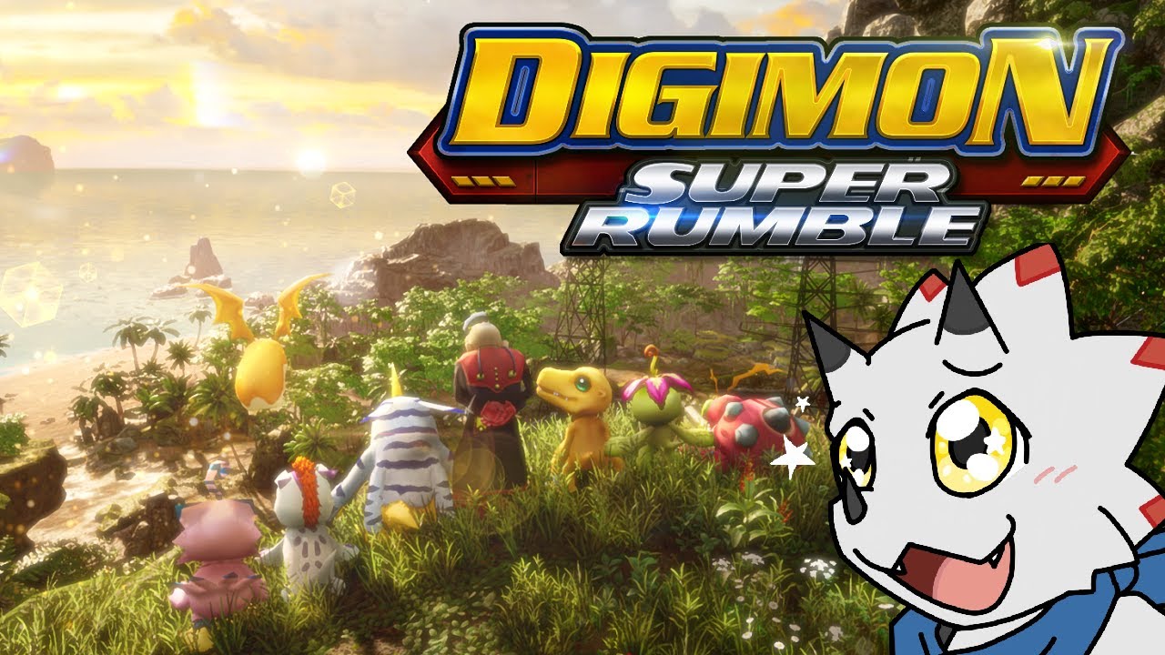 Ich spiele zum ersten Mal Digimon Super Rumble! - YouTube