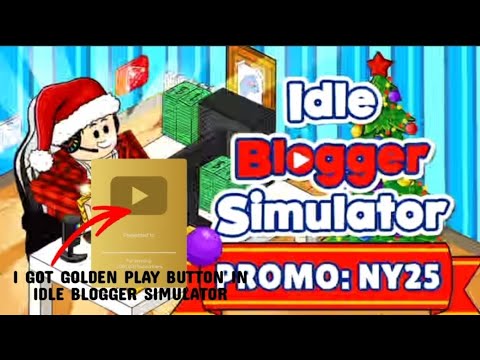 I reached 1M subscribers & got golden play button in Idle Blogger ...