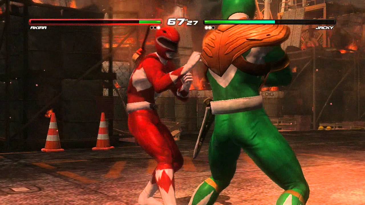 DOA5LR Mighty Morphin Power Rangers Mod Pack - YouTube
