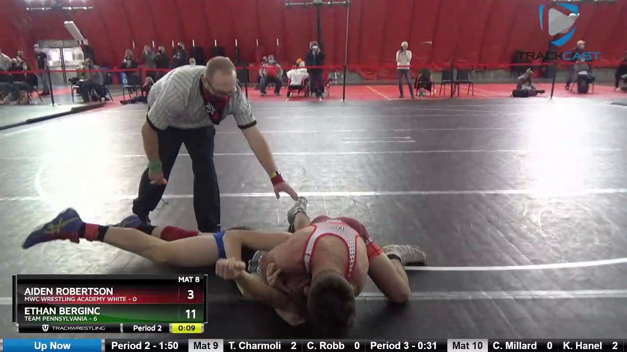 USAW TOA Club Duals HS Boys/[boutNo] 125 Aiden Robertson MWC Wrestling ...
