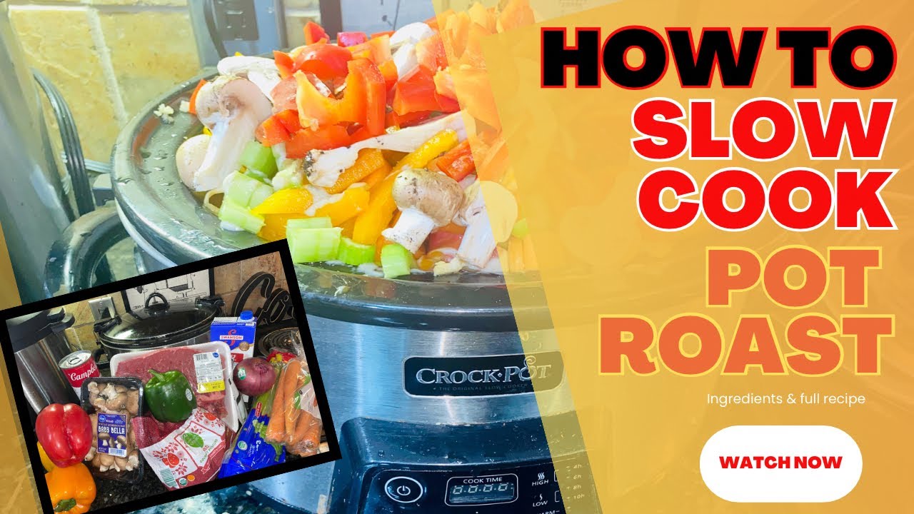 Southern Style Slow-Cooker Beef Roast w/Vegetables - YouTube