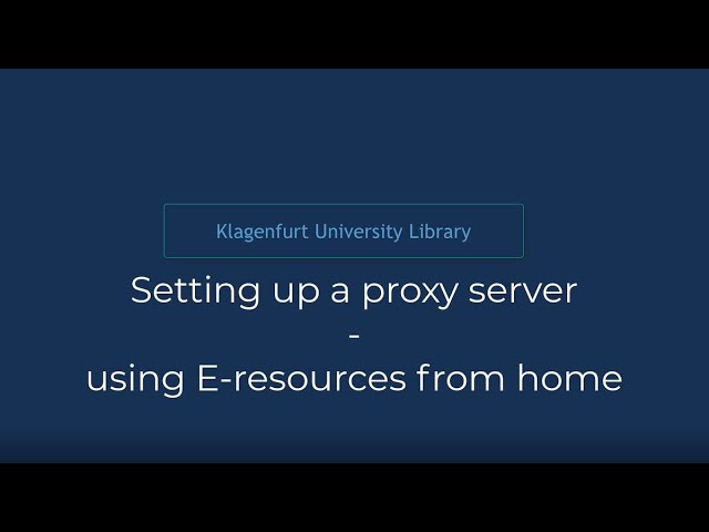 Uni Proxy Proxy Self Service Banner (Proxy)