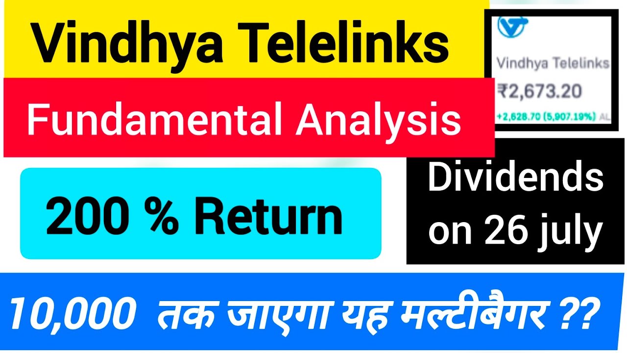 Vindhya Telelinks share latest News || Vindhya Telelinks share Analysis ...