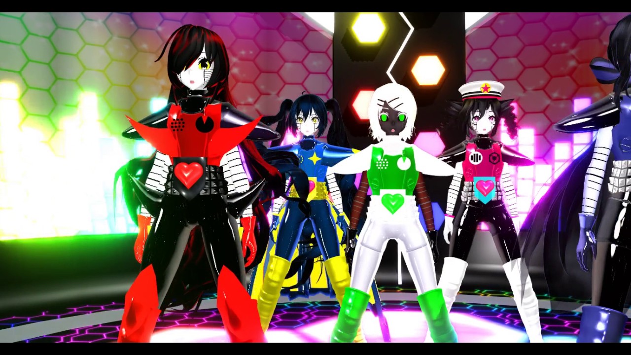 [MMD] Miku, Luka, Rin, Haku, & Teto - Kimagure Mercy (Mettaton AU ...