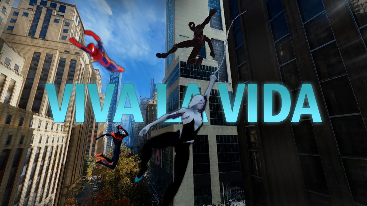 Coldplay - Viva La Vida | Web Swinging to Music 🎵 (Marvel’s Spider-Man ...